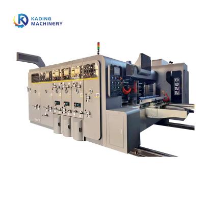 China High Accuracy Corrugated Box Printing Machine With Slotting Die Cutting for sale