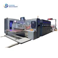 China Automatic Corrugated Box Printing Machine For Slotting Die Cutting Pizza Boxes for sale