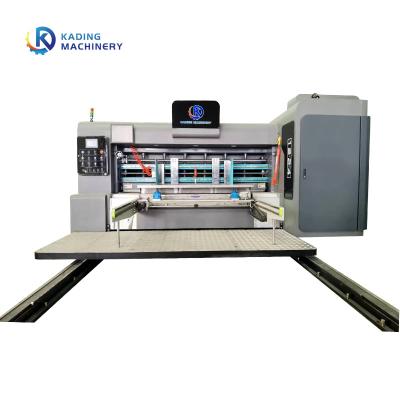 China Five Colors Corrugated Sheet Printer Carton Die Cutter With Rotary Slotting for sale