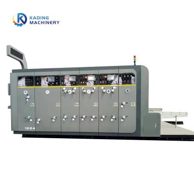 China Servo Motor Paper Feeding Carton Printer For Slotting 5 Layers Corrugated Board for sale