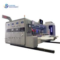 China Flexo Corrugated Box Printing Machine Of 200pcs / Min Working Speed for sale
