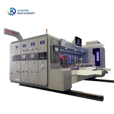 China Flexo Corrugated Box Printing Machine Of 200pcs / Min Working Speed for sale