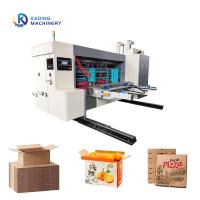 China Automatic Lead Edge Feeding Corrugated Box Printing Machine For Making Pizza Boxes for sale