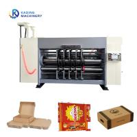 China Pizza Box Making Flexo Box Machine With Slotter Die Cutter Machine for sale