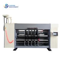 China Pizza Box Maker Corrugated Box Printing Machine Of Leading Edge Paper Feeding for sale