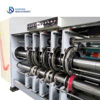 China High Printing Accuracy Corrugated Box Printing Machine With 200pcs/min Working Speed for sale