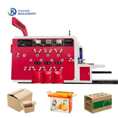China Fully Automatic Corrugated Box Printing Machine Of Flexographic Printing for sale
