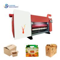 China Multi Colors Corrugated Box Printing Machine 150pcs Min Working Speed for sale