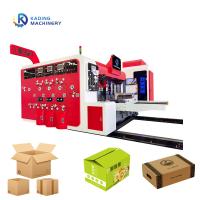 China Water Ink Corrugated Sheet Printing Machine With Vibrating Stripping Unit for sale