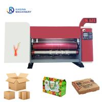 China Water Ink Corrugated Sheet Printing Machine With Vibrating Stripping Unit for sale