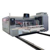 China Automatic Corrugated Box Printing Machine For Slotting Die Cutting Pizza Boxes for sale