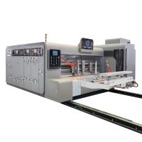 China Flexo Water Base Ink Printing Corrugated Box Printing Machine With Slotting Knife For Making Pizza Box for sale
