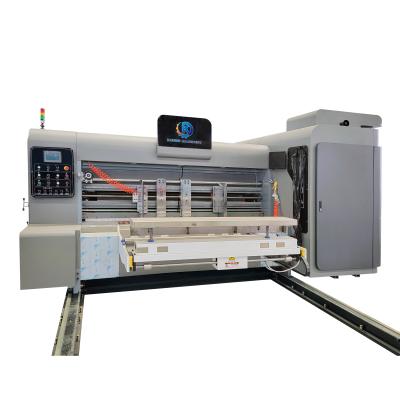 China High Working Speed Corrugated Board Printing Machine For Making Sweet Pizza Boxes for sale