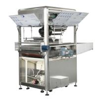 China Stainless Steel Chocolate Enrobing Machine With Automatic Operation And PLC Control for sale