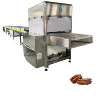 China Automatic Chocolate Enrobing Machine With Copeland Compressor And 18M Cooling Tunnel for sale