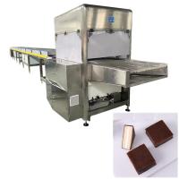 China PLC Controlled Chocolate And Wafer Enrobing Machine With Copeland Cooling System for sale