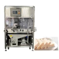 China Automatic Stainless Steel Chocolate Enrobing Machine 800 MM Wide Belt Copeland Compressor PLC Control for sale