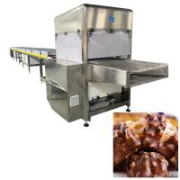 China Automatic Chocolate Enrobing Machine With Precision Coating For Chocolate Biscuit And Wafer Products for sale