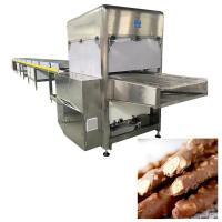 China 18M Stainless Steel Confectionery Enrobing Machine With Customized Voltage And PLC Control System for sale