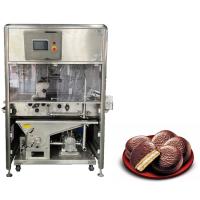 China 18M Stainless Steel Confectionery Enrobing Machine With Customized Voltage And PLC Control System for sale