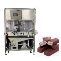 China Industrial Chocolate Enrobing Machine With Wide 900MM Belt For Confectionery And Bakery Industry for sale