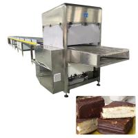 China 18M Stainless Steel Confectionery Enrobing Machine With Customized Voltage And PLC Control System for sale