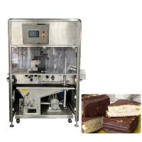 China Automatic Chocolate Enrobing Machine With Precision Coating For Chocolate Biscuit And Wafer Products for sale