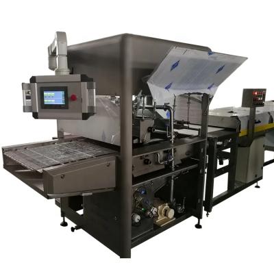 China Stainless Steel Chocolate Enrobing Machine Automatic For Food / Beverage Industry 380V/415V for sale