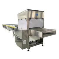 China Large Capacity Stainless Steel Chocolate Coating Machine With PLC Control System for sale