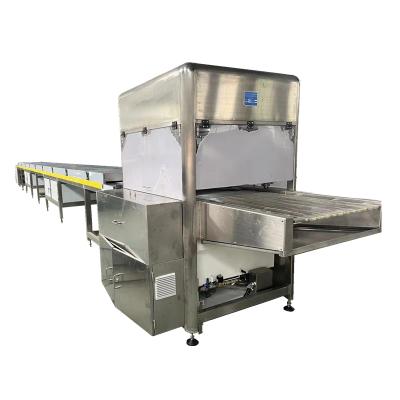 China Large Capacity Stainless Steel Chocolate Coating Machine With PLC Control System for sale
