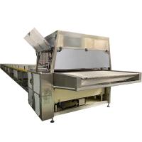 China Automatic Chocolate Enrobing Machine With Copeland Compressor And 18M Cooling Tunnel for sale