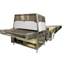 China PLC Controlled Chocolate And Wafer Enrobing Machine With Copeland Cooling System for sale