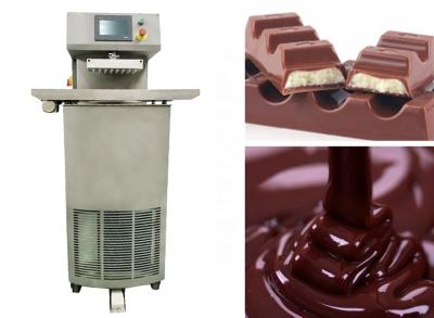 China 380V Chocolate Coater Biscuit Coating Machine Ideal for Continuous Chocolate Application in Biscuit Manufacturing Plants for sale