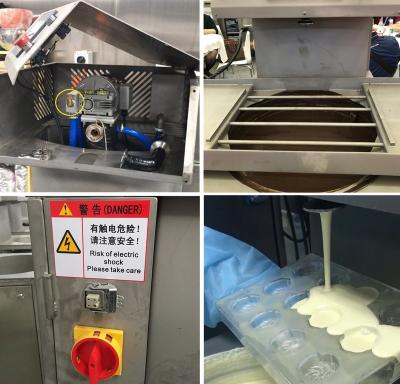 China 304 Stainless Steel Candy Coating Equipment Featuring Belt Width 900 MM Suitable for Continuous Candy Processing and Coating Applications for sale