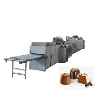 China 100kg/H Two Nuts Depositors Chocolate Moulding Machine for sale