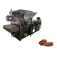 China 500 Kg/H Pure Chocolate Enrobing Equipment With Two Pumps 1200mm Width for sale