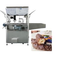 China 1200mm Width Pure Chocolate Enrober With Two Pumps And Cooling Tunnel for sale