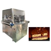 China 400kg/H 3 Temperature Zones Chocolate Coating Line For Pure Chocolate for sale