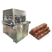 China 900mm Food Grade 304SS Chocolate Enrobing Machine Three Temperature Zone for sale