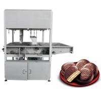 China Donut Coating 1200mm Chocolate Enrobing Equipment for sale