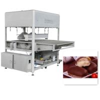 China Double Coating 500kg/H Chocolate Enrobing Machine for sale