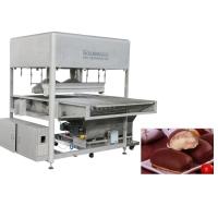 China Cake 200kg/H 900mm Chocolate Enrobing Machine for sale