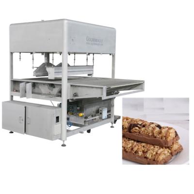 China Double Coating 500kg/H Chocolate Enrobing Machine for sale