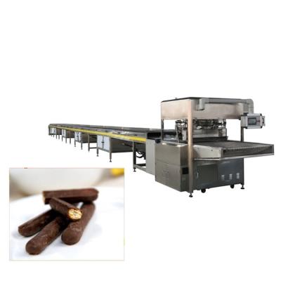 China Constant Thickness 900mm Chocolate Enrobing Machine for sale