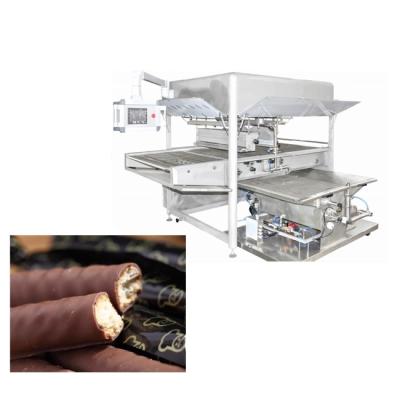 China 300kg/Hour PLC Small Chocolate Coating Machine for sale