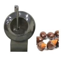 China Chocolate Puffed Rice 28rpm 50kg/Batch Chocolate Coating Pan for sale