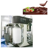 China Cooling Water Circulation 1500kg/H Chocolate Ball Mill for sale