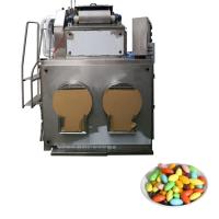 China PLC Controlled Automatic Chocolate Bean Production Line For Overseas Engineers for sale