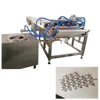 China Zigzags CE 400mm Chocolate Decorating Machine for sale
