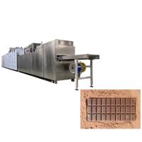 China 50g 100g 150g Chocolate Bar Production Line With Crushed Nuts Feeder for sale